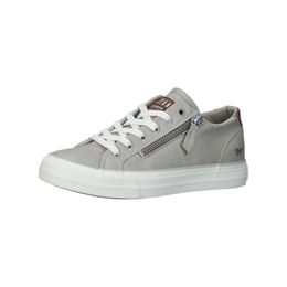 Mustang Shoes Sneaker &raquo;Sneaker Lederimitat/Textil&laquo; Hellgrau 37 37 Verschluss: Schn&uuml;rung