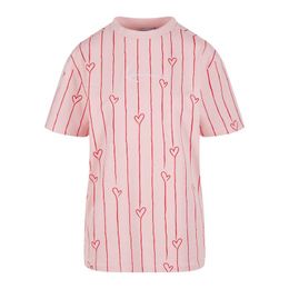 Karl Kani Damen T-Shirt &raquo; KW251-027-2 Signature Heart Pinstripe Os Tee&laquo; 1 Stk. M