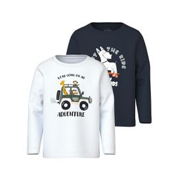 name it Jungen Langarmshirt &raquo;NMMVUX 2P LS TOP&laquo; Packung, 2 Stk. 92