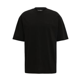 DROPSIZE T-Shirt »Herren Heavy Oversize Embo T-Shirt« 1 Stk. black M M Vielseitige T-Shirts für jeden Anlass