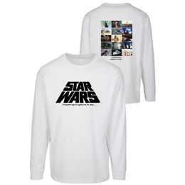 Merchcode Longsleeve &raquo;Herren Star Wars Photo Collage Longsleeve&laquo; 1 Stk. white M M Vielseitige T-Shirts f&uuml;r jeden Anlass