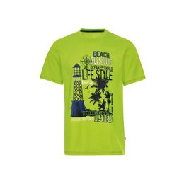 TRIGEMA T-Shirt &raquo;T-Shirt mit maritimem Printmotiv&laquo; 1 Stk. lemon L L Single-Jersey