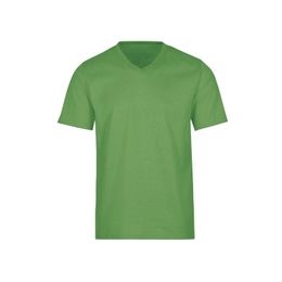 TRIGEMA T-Shirt &raquo;V-Shirt DELUXE Baumwolle&laquo; 1 Stk. maigruen XL XL DELUXE-Single-Jersey