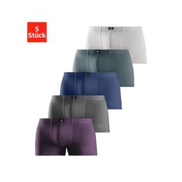 H.I.S. H.I.S Boxer &raquo;Boxershorts f&uuml;r Herren&laquo; Packung, 5 Stk. aus Baumwolle aubergine, anthrazit, blau, blau-gr&uuml;n, grau-meliert 3 (XS) - 5 Stk. 5 Stk. 3...
