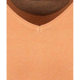Ragman V-Ausschnitt-Pullover Apricot-527 48 48 Strickpullover