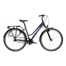 KROSS Trekkingrad »Trans 6.0 blau« 7 Gang Shimano NEXUS 7 Schaltwerk Nabenschaltung blau+schwarz