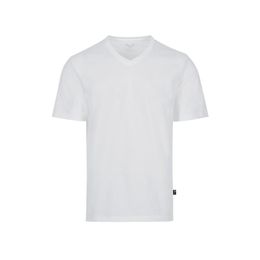 TRIGEMA T-Shirt &raquo;V-Shirt DELUXE Baumwolle&laquo; 1 Stk. rubin XL XL DELUXE-Single-Jersey