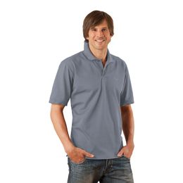 TRIGEMA Poloshirt »Poloshirt DELUXE Piqué« 1 Stk. steingrau L L DELUXE-Piqué-Qualität