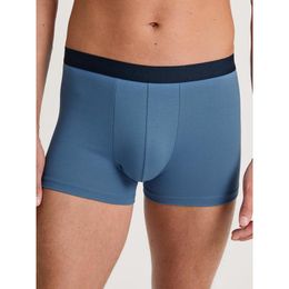 Calida Herren Calida Boxershorts &raquo;Natural Benefit&laquo; 3er Pack, Single Jersey-Qualit&auml;t, elastisch blau S (46/48)