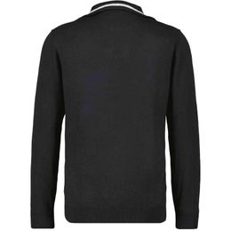 Ragman Rundhalspullover Schwarz 52 52 Feinste Baumwollmischung mit Kaschmir