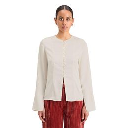 Scotch & Soda Scotch & Soda Bluse in Creme - 65% | Gr&ouml;&szlig;e 42 | Damen-blusen