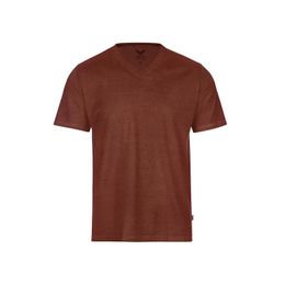 TRIGEMA T-Shirt &raquo;40&laquo; 1 Stk. zimt-melange M M DELUXE-Single-Jersey