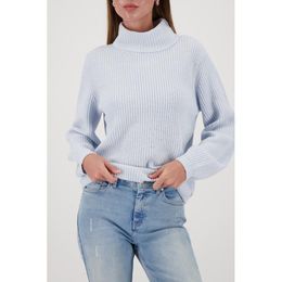 monari Rollkragenpullover &raquo;Pullover Lurex + Schmuck&laquo; Regular fit mit Rollkragen ice blue 34 34 Stylischer Rollkragenpullover von monari