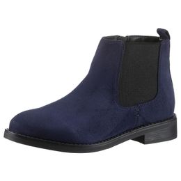 ANISTON SHOES Chelseaboots, Stiefelette, Blockabsatz, mit breitem Stretch - NEUE KOLLEKTION dunkelblau 37 37 Klassischer Boots mit Rei&szlig;verschluss...