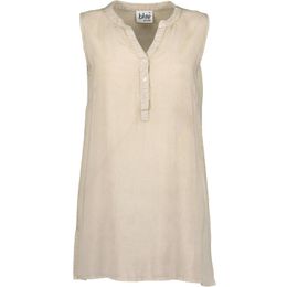 Blue Seven Klassische Bluse »Damen Bluse« 1 Stk. 043 - KIESEL 36 36 Kleid mit trendigem Henley Ausschnitt