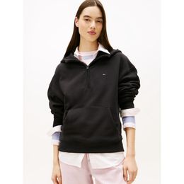 Tommy Jeans Damen Kapuzensweatshirt &raquo;TJW BXY S-FLAG 1/4 ZIP HOODIE&laquo; XS (34)