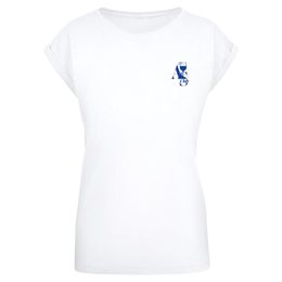 MISS TEE T-Shirt &raquo;A S Club Ladies Extended Shoulder Tee&laquo; 1 Stk. white XS XS Darf in keinem Kleiderschrank fehlen