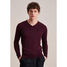 Seidensticker Strickpullover &raquo;Schwarze Rose&laquo; bordeaux L L Passform: Regular