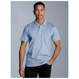 TRIGEMA Poloshirt &raquo;Poloshirt aus Single-Jersey&laquo; 1 Stk. pearl-blue M M DELUXE-Single-Jersey