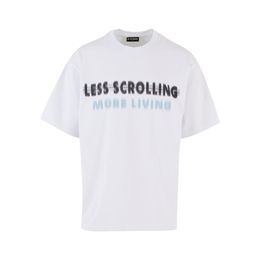 2Y STUDIOS T-Shirt &raquo;Herren 2Y Less Scrolling Oversize Tee&laquo; 1 Stk. white M M Mode ist Selbstausdruck durch Kleidung