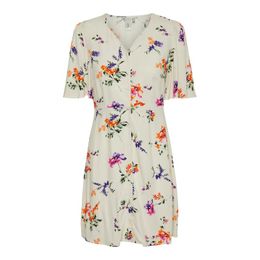 Y.A.S Druckkleid &raquo;YASASINA SS DRESS S. NOOS&laquo; Sommerkleid Whitecap Gray AOP:BOTANICA PRINT S - N-Gr N-Gr S 100% Viskose: k&uuml;hlend und pflegeleicht,...