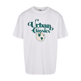 Urban Classics T-Shirt &raquo;Herren Organic Globe Logo Tee&laquo; 1 Stk. white S S M&auml;nner T-Shirt mit Urban Classics Logoprint auf der Brust