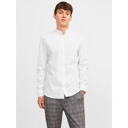 Jack & Jones Jack & Jones Herren Langarmhemd &raquo;JJJOE SHIRT LS PLAIN MAO&laquo; S, N-Gr