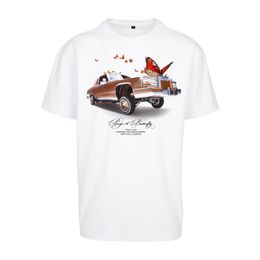 UPSCALE BY MISTER TEE T-Shirt &raquo;Unisex Pimp a Butterfly Oversize Tee&laquo; 1 Stk. white L L Vielseitige T-Shirts f&uuml;r jeden Anlass