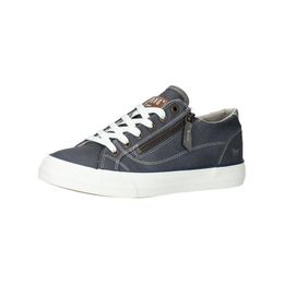 Mustang Shoes Sneaker &raquo;Sneaker Lederimitat/Textil&laquo; Dunkelblau 40 40 Verschluss: Schn&uuml;rung
