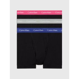 Calvin Klein Underwear Trunk &raquo;TRUNK 3PK&laquo; Packung, 3er, 3 Stk. mit praktischem Eingriff B- HDWY BL, GRIFFIN, WILD FLWRS WBS L (52) - 3 Stk. 3 Stk. L...