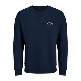 Jack & Jones PlusSize JACK & JONES PLUSSIZE Sweatshirt &raquo;JJCOLLEGE LOGO SWEAT CREW PLS&laquo; Navy Blazer 4XL 4XL Sweater von Jack & Jones Plus Size