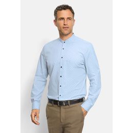OLYMP Businesshemd &raquo;Level Five 24/Seven, body fit, Businesshemd, Stehkragen&laquo; Bleu 42 - Normaler Arm Normaler Arm 42 Jersey-Hemd