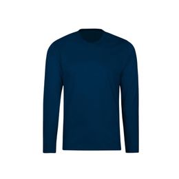 TRIGEMA T-Shirt »Langarmshirt aus 100% Baumwolle« 1 Stk. night-blue XS XS Single-Jersey