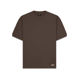 DROPSIZE T-Shirt &raquo;Herren Super Heavy Blank T-Shirt&laquo; 1 Stk. chocolatebrown M M L&auml;ngere T-Shirts f&uuml;r l&auml;ssige und trendige Outfits