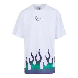 Karl Kani T-Shirt &raquo;Herren KM233-002-2 KK Small Signature Flame Tee&laquo; 1 Stk. white XS XS KOMFORT OHNE GRENZEN: Genie&szlig;en Sie den ganzen Tag &uuml;ber...