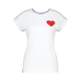 alife and kickin ALIFE & KICKIN Rundhalsshirt &raquo;Damen DineAK P&laquo; Love Forever - Brilliant White XXL XXL Gute Laune f&uuml;r den Kleiderschrank! Mit dem neuen Shirt DineAK...