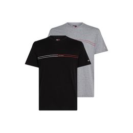 Tommy Jeans T-Shirt &raquo;TJM SLM ENTRY GRPHC T EXT 2 PCK&laquo; Packung, 2er, 2 Stk. Black/ Grey Htr XXL XXL 2er Pack Rundhalsshirt von Tommy Jeans