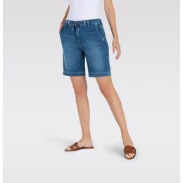 MAC Damen MAC Shorts &raquo;JOG ́N SHORT&laquo; Sommerhose im Four-Pocket Style blau 46, N-Gr