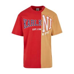 Karl Kani T-Shirt »Herren KU234-004-2 KK Woven Retro Split Tee« 1 Stk. red/sand M M KOMFORT OHNE GRENZEN: Genießen Sie den ganzen Tag über höchsten...