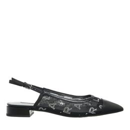 K by KARL LAGERFELD Karl Lagerfeld Ballerinas - Kerrie Rhinestone Sling - Gr. 36 (EU) - in Schwarz - f&uuml;r Damen