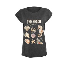 CLOUD 5IVE T-Shirt &raquo;Ladies The Beach Club Charcoal Tee&laquo; 1 Stk. charcoal M M Lockere Passform und Regular-L&auml;nge f&uuml;r entspannten Sitz