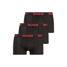 HUGO UNDERWEAR Trunk &raquo;TRUNK TRIPLET NEBULA&laquo; 3er-Pack, 3 Stk. mit elastischem Logobund Black_001 XL (54) - 3 Stk. 3 Stk. XL (54) Trunk von HUGO...