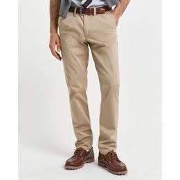 Gant Chinohose &raquo;SLIM TWILL CHINOS&laquo; mit gef&uuml;tterten Seitentaschen DARK KHAKI 34 - L&auml;nge 34 L&auml;nge 34 34 Klassische Chinohose von Gant