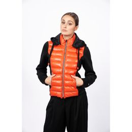 Freaky Nation Damen Lederjacke &raquo;Adina-FN&laquo; orange XS(34) Trachtenmode
