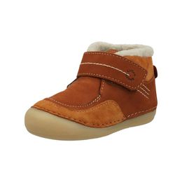 Kickers Sneaker &raquo;Stiefelette Leder&laquo; Braun 24 24 Verschluss: Klettverschluss