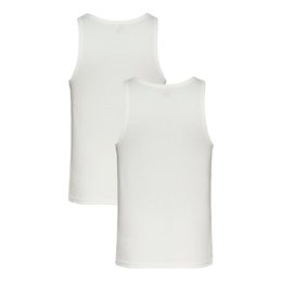 Tommy Jeans Tanktop »TJM XSLIM 2PCK RIB TANK EXT« Packung, 2er, 2 Stk. mit gerippter Struktur Ecru / Ecru S S 2er Pack Tanktop von Tommy Jeans