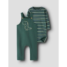 name it Jungen Overall &raquo;NBMVONNE SWEAT OVERALL BOX BRU SET&laquo; Set, 2 Stk. 62, N-Gr