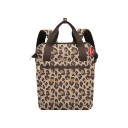 Reisenthel travelling allrounder R - Rucksack 40 cm (smiley grey) in leo macchiato | Gr.: onesize