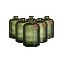 Ritzenhoff & Breker Ritzenhoff & Breker 6er Set Vasen Guyana Stripes 24 cm in gr&uuml;n | Gr.: onesize