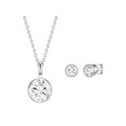 Rafaela Donata Schmuckset Sterling Silber verziert mit Kristallen von Swarovski in silber | Gr.: onesize